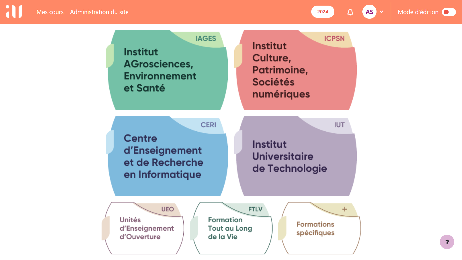 Nouvelle plateforme E-UAPV 2024 | Site de la mission APUI à Avignon ...
